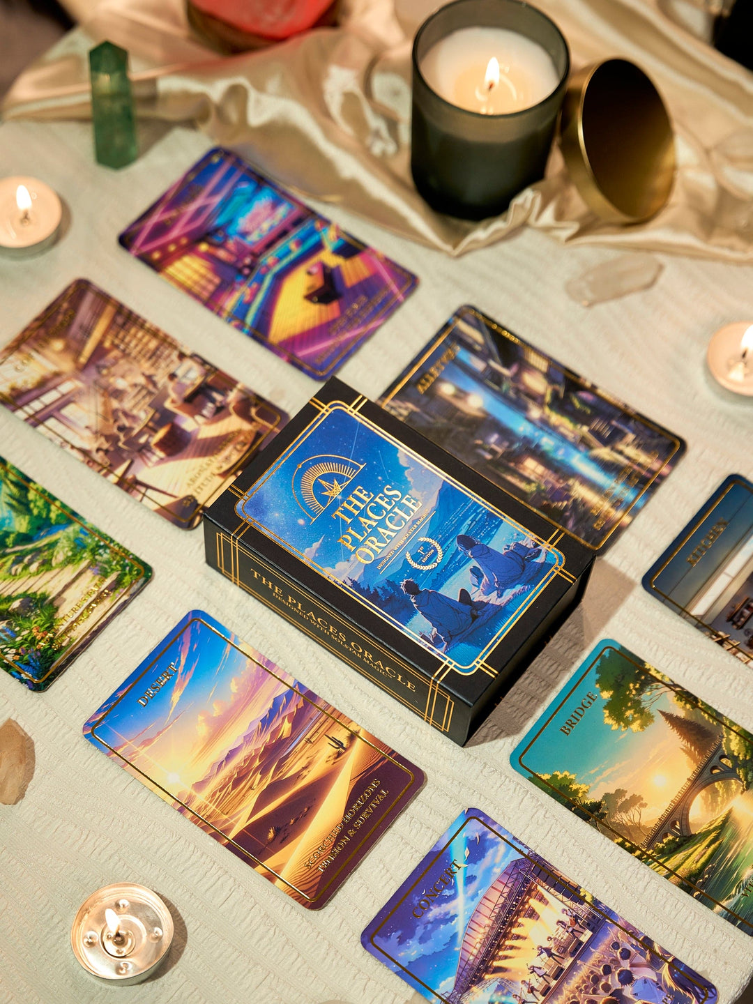 First Edition, Limited-Print The Places Oracle Deck by Solstar Magic